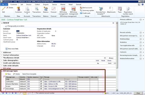 Mange orders & B2B Communication with EDI Solution for Dynamics AX 2012