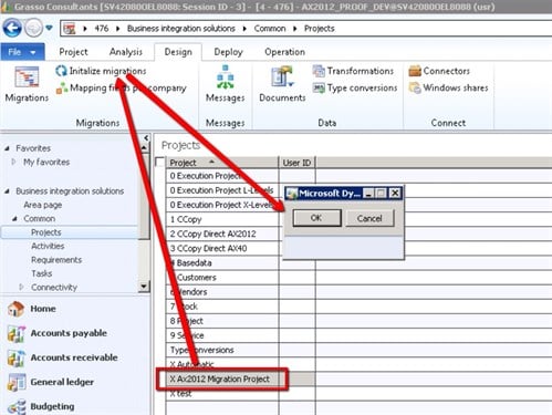 Avoid Errors by Initializing ODBC tables for Data Migration Projects